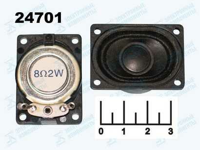Динамик 8 Ом 2W 40х28х11мм (тип 2840)