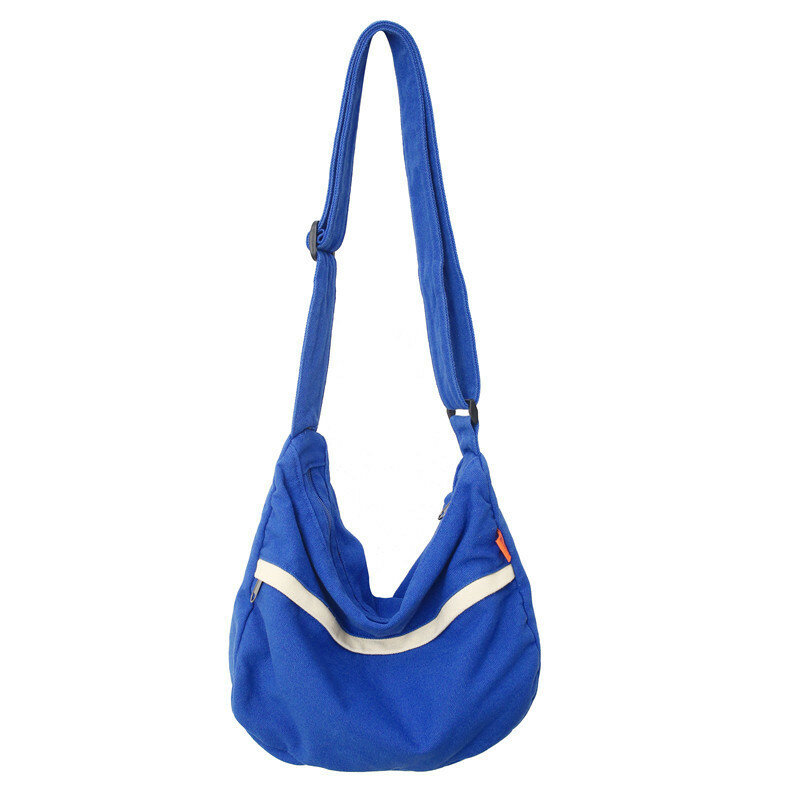 Sac messager en toile délavée pour homme et femme, sacoche à Bandoulière Style Harajuku japonais, grande capacité, sac fourre-tout décontracté et tenance pour l'école, les voyages ou le quotidien.