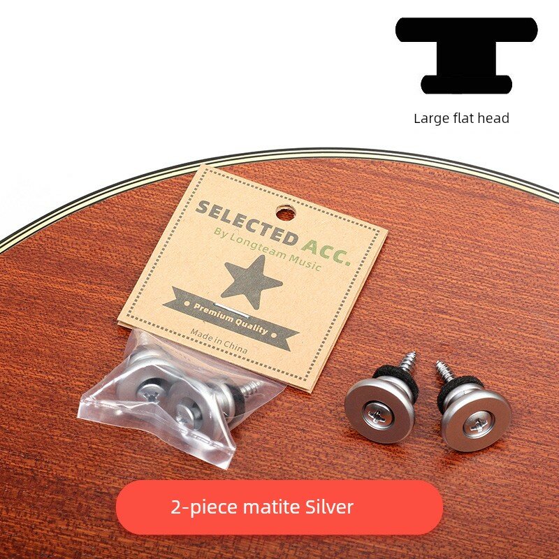 Бронзовые кнопки для ремня гитары Langting, фиксаторы для укулеле, застежки для ремня бас-гитары, противоскользящие
