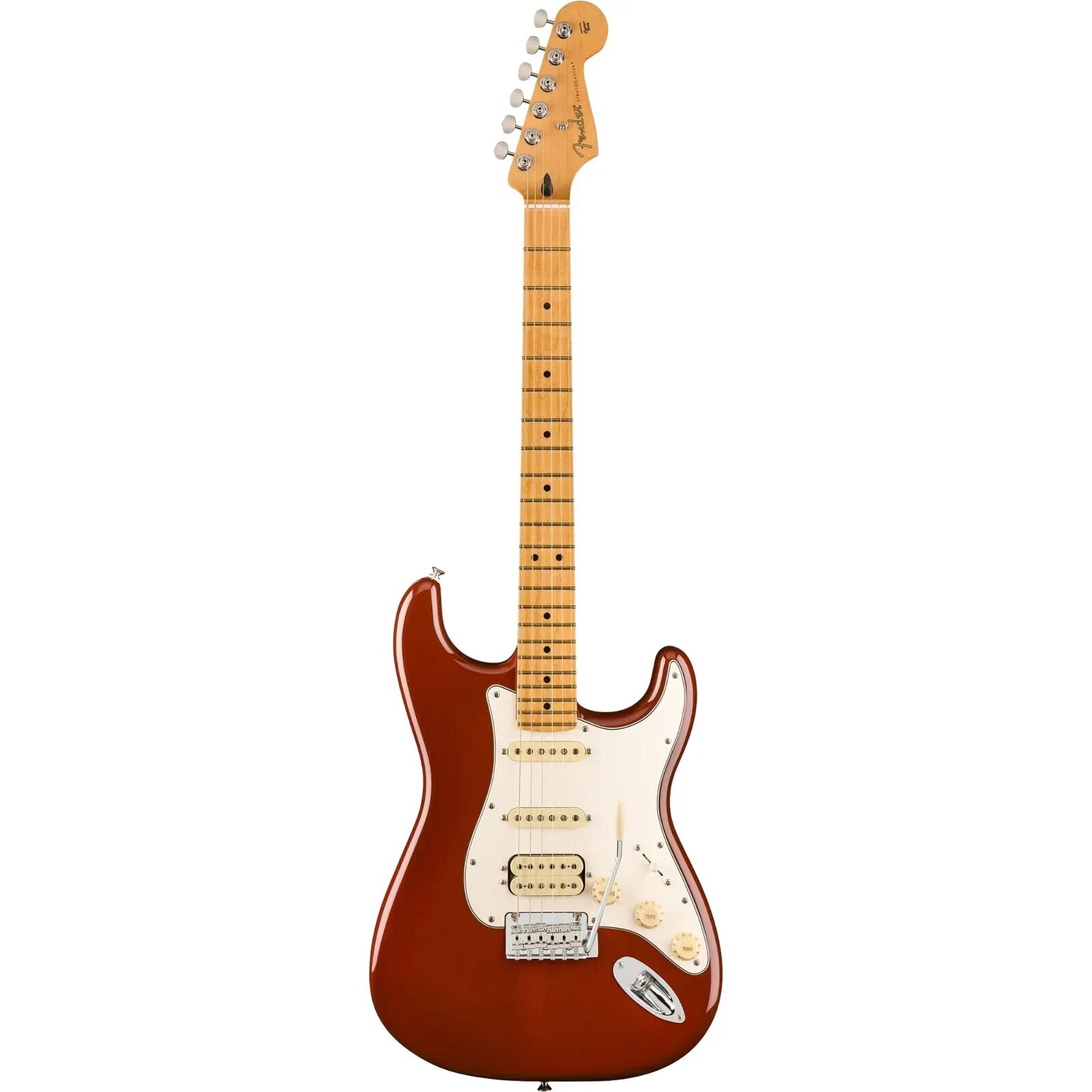 Электрогитара Fender Player II Stratocaster® HSS, Transparent Mocha Burst, корпус ольха, гриф клён, HSS Player Series Alnico 2-H, Player Series Alnico 5-S, звукосниматели, 22 лада, мензура 25.5, Мекси