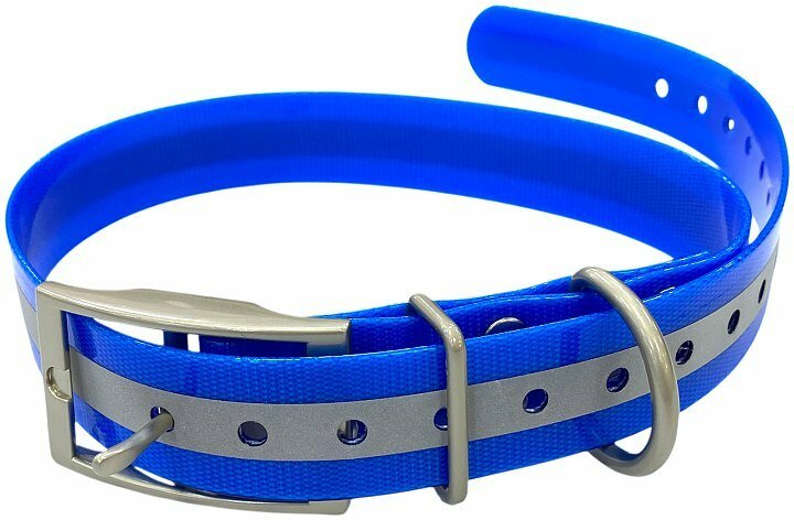 Artelv Collar GPS для ошейника светоотражающая голубая шлейка для животных на улице