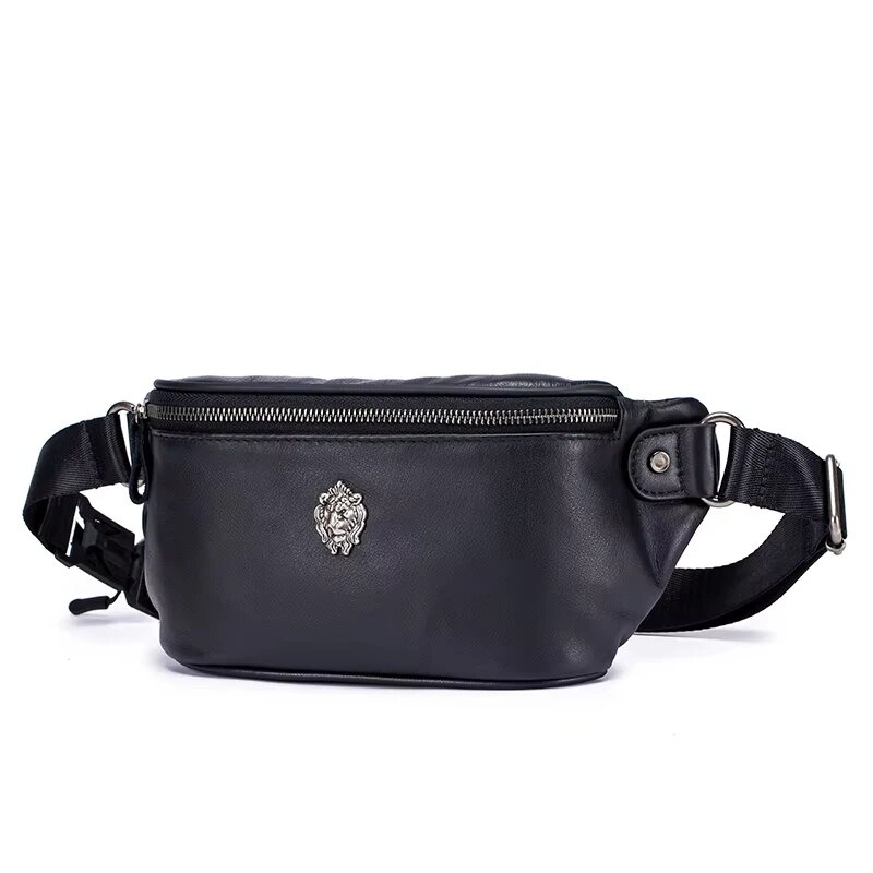 Мужская натуральная кожа Модная сумка через плечо Слинг Сумка Через Плечо Для Тренировок Путешествия Спорт На Открытом Воздухе Бег Телефон Сумка