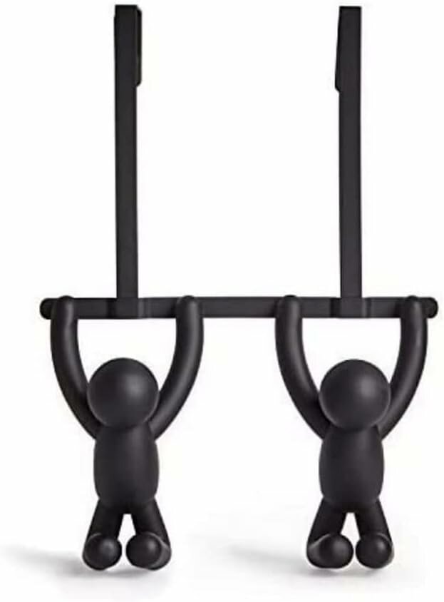 Крючок для одежды Umbra Buddy двойной, цвет черный, 1004260-040