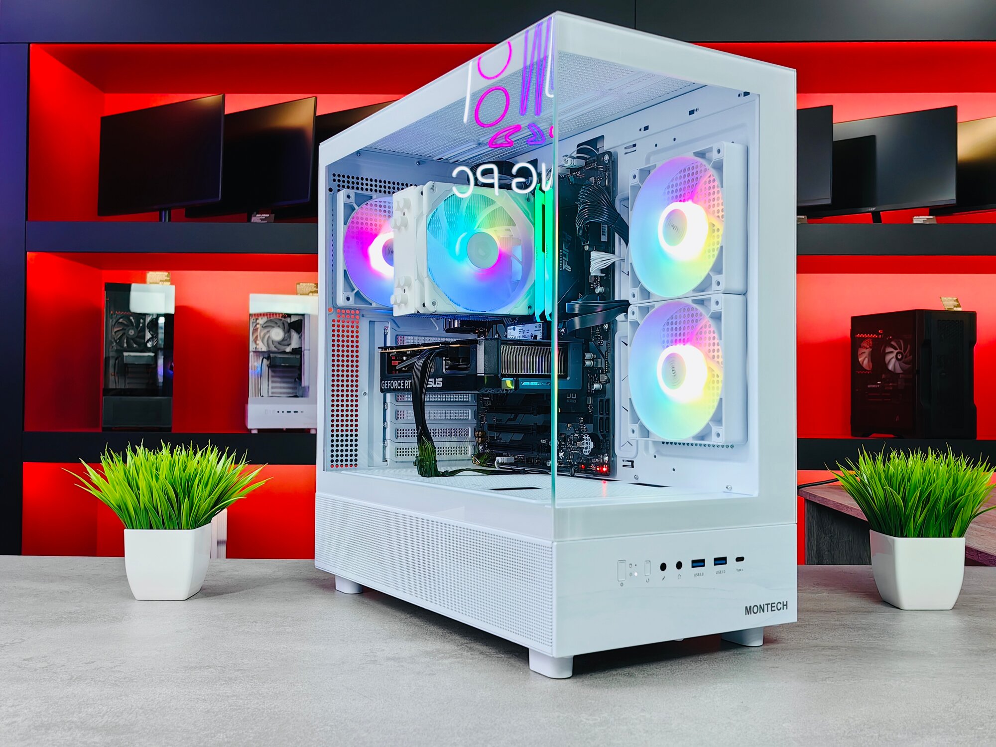 Мощный игровой компьютер PRO GAMING PC Intel Core i5-14400F / 32Gb DDR4 / RТХ 5060 8GВ GDDR7 / SSD M2 1Tb / Windows 11 Pro