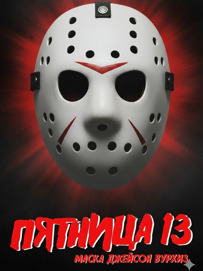 Джейсон Вурхиз Маска Пятница 13-е Белая
