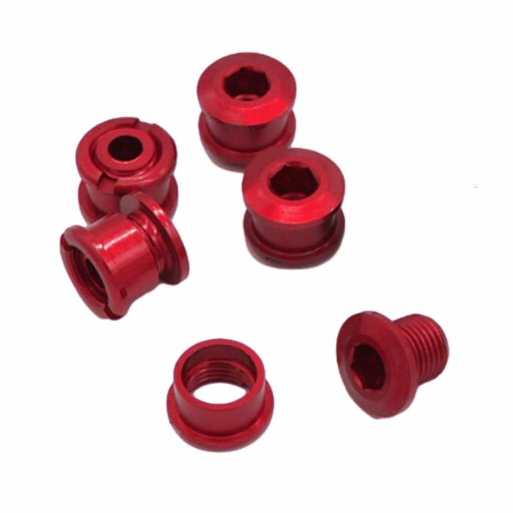 Болты для звезды велосипеда, красный - 4.9MM