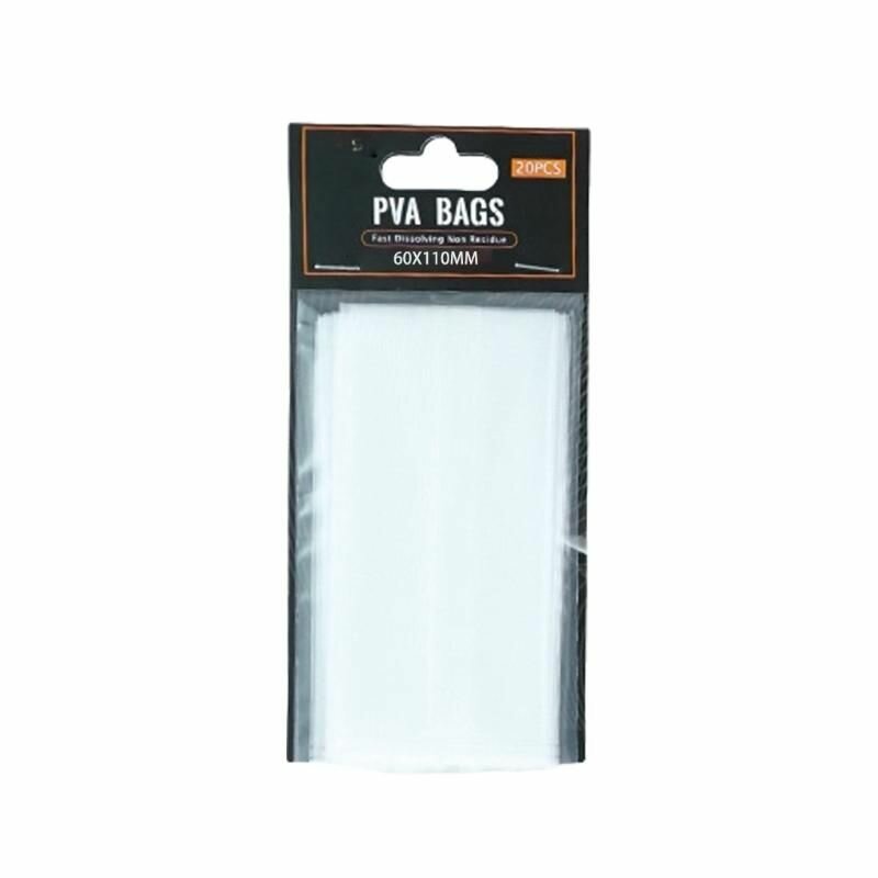 20 шт. Быстрорастворимые ПВА мешки для рыбалки, 60x110 мм