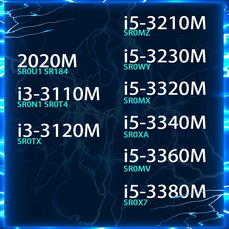 Процессор Intel Core i3 3110M i5-3230M x 10pcs