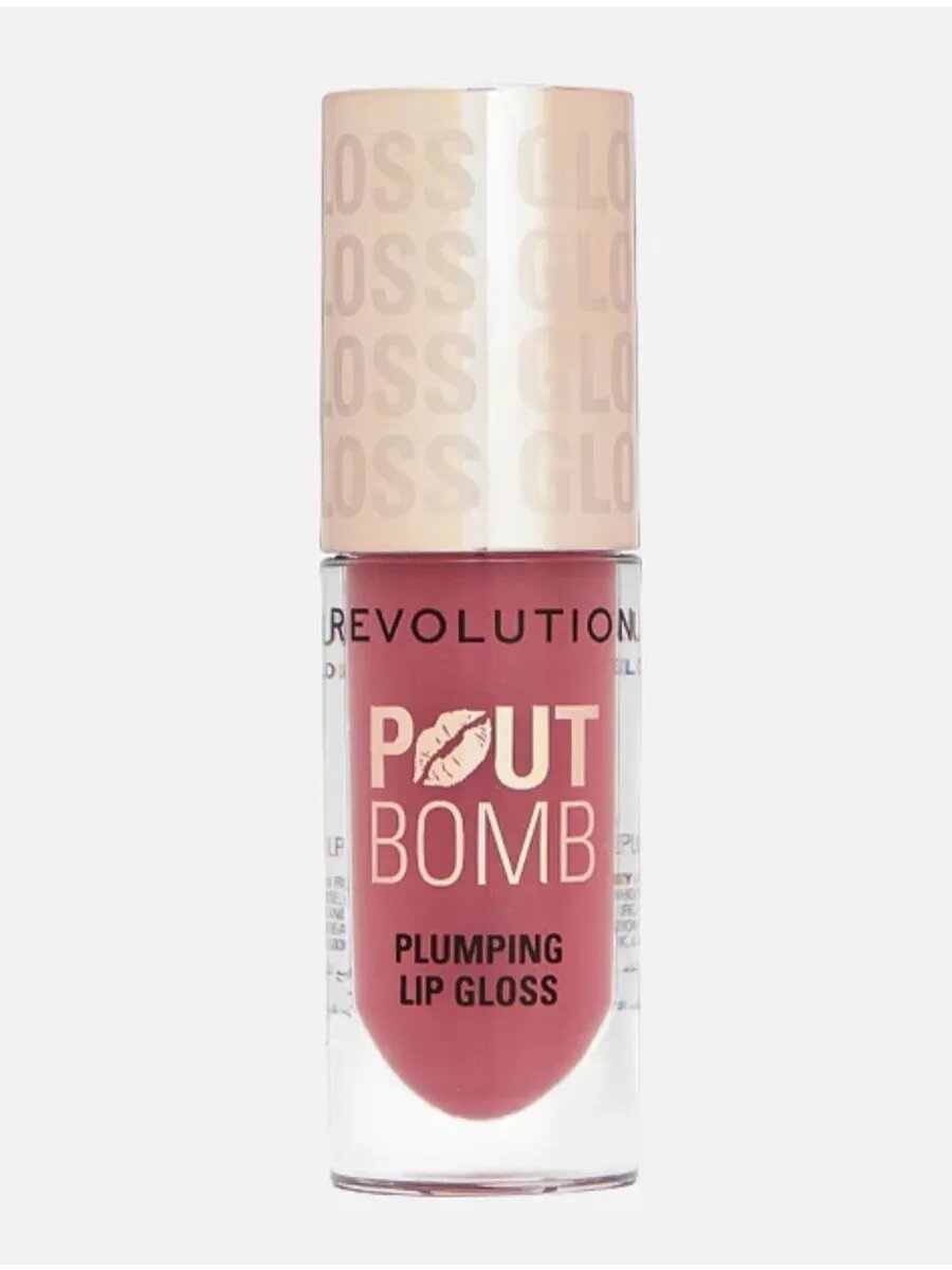 Блеск для губ MAKEUP REVOLUTION pout bomb plumping gloss Wild Mauve Pink