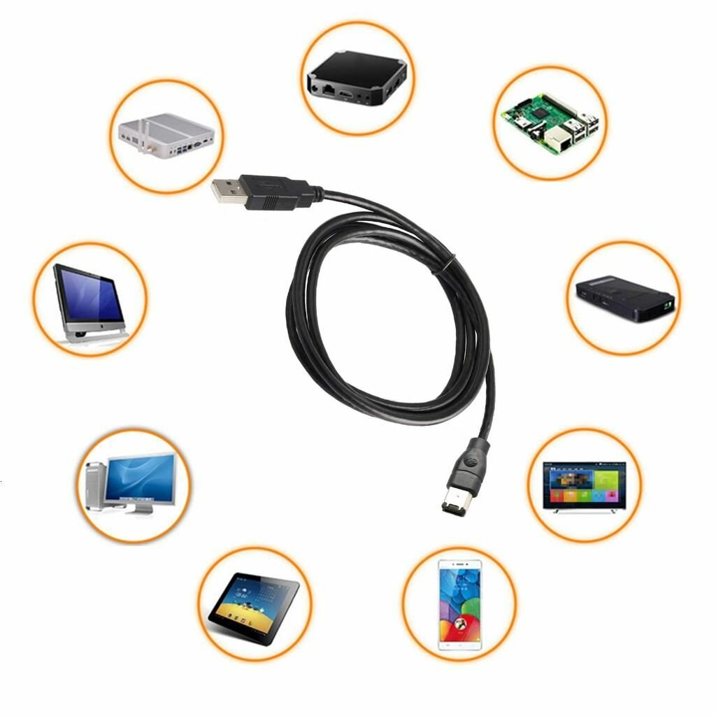 Адаптер Firewire IEEE 1394 на USB 2.0, 4,5 метра