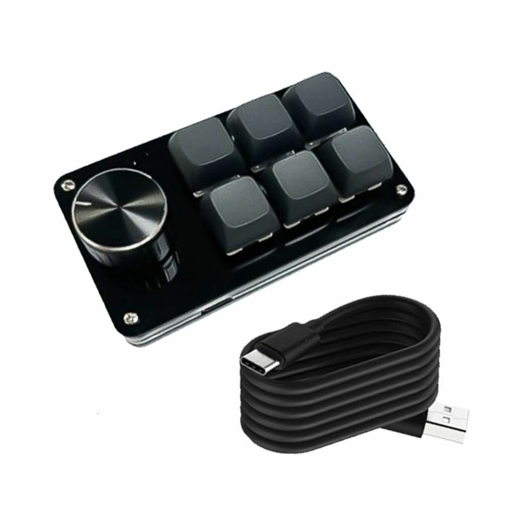 Программируемая клавиатура с энкодером, - 6 ключей