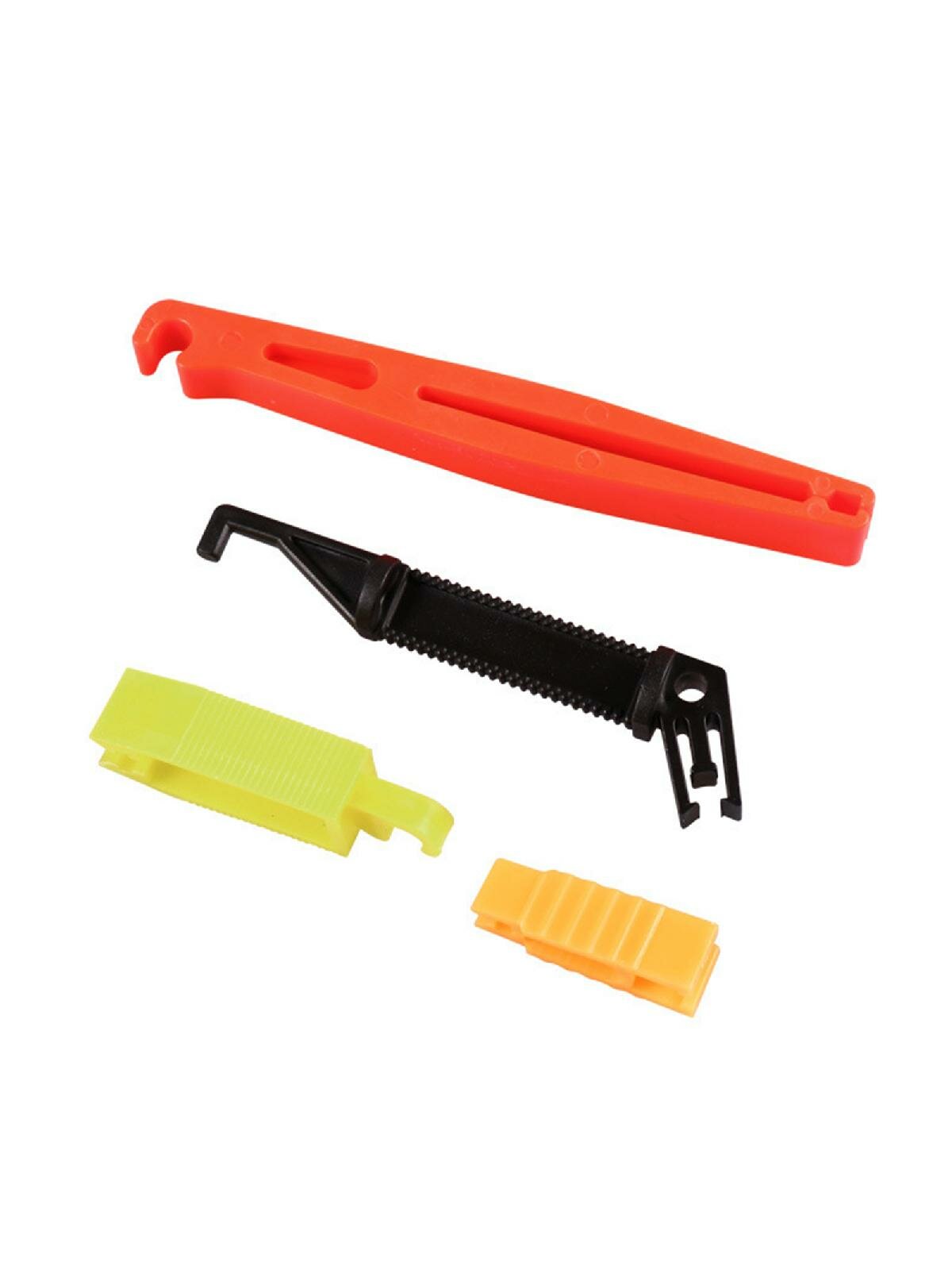 4шт Зажим для съемника предохранителей для автомобиля Желтые Пластиковые Плоскогубцы Пинцет Инструмент для установки