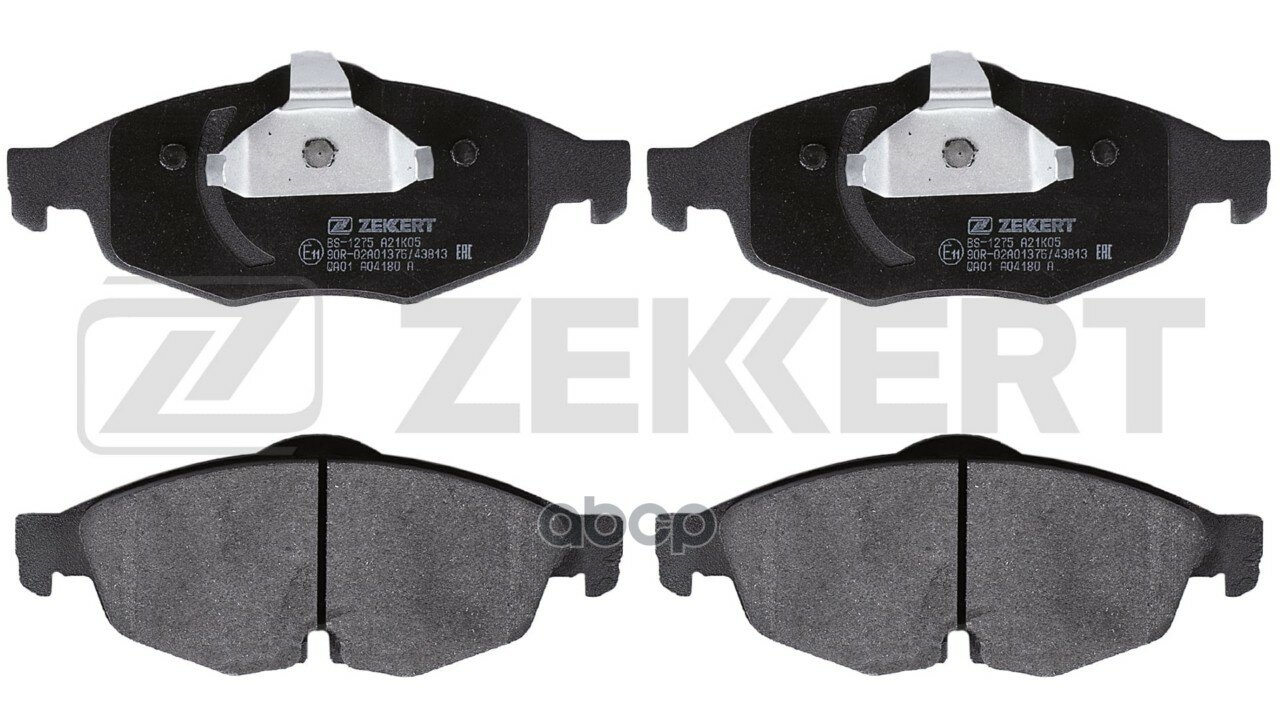 Колодки торм. диск. передн. Chrysler Sebring 01- Zekkert арт. bs-1275