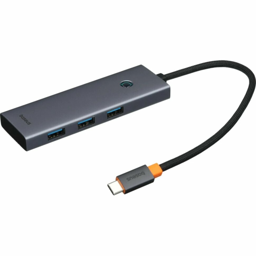 Разветвитель USB Baseus UltraJoy 7-Port Sp.Grey Type-C B00052803811-00, 2399360