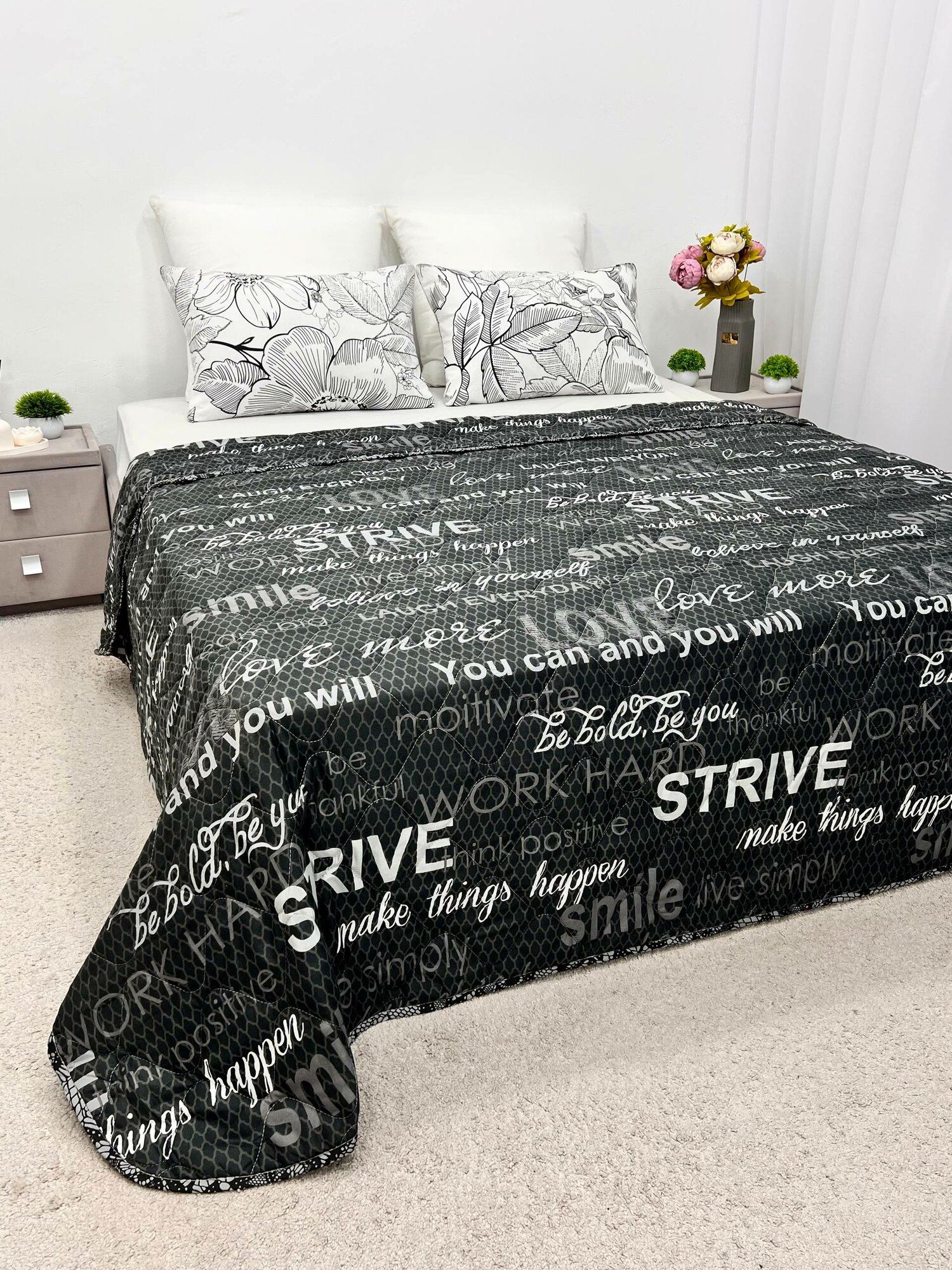 Enamorado покрывало двухстороннее евро макси микрофибра, 100% хлопок