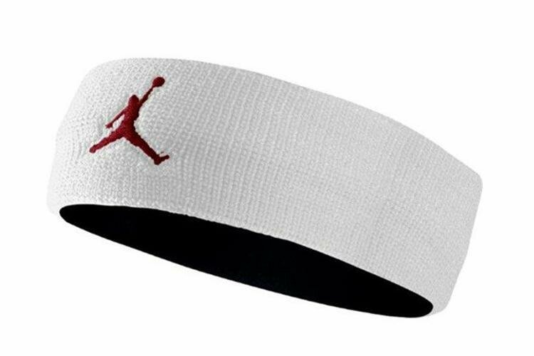 Повязка на голову унисекс Jordan белая, цвет: white