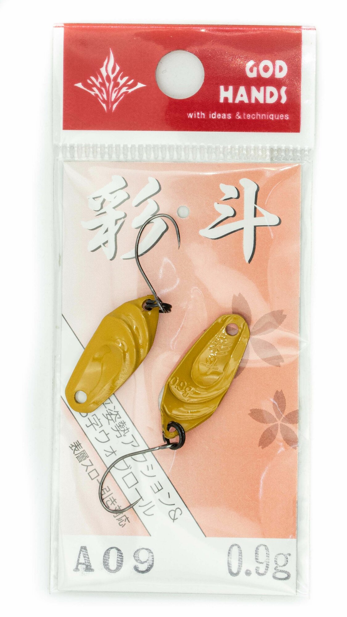 Японская блесна на форель God Hands Saito, 0.9 гр, A09 / Форелевые приманки для рыбалки