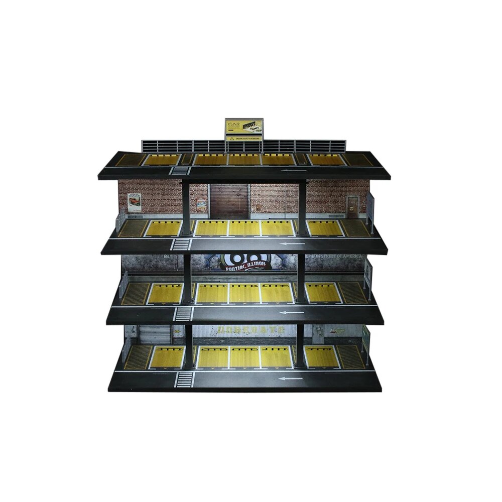 TIME MICRO 1:64 Гараж 4-х ярусный, цвет D style