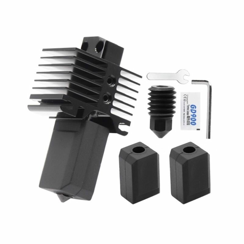 Для Bambu Lab X1/P1P обновленный съемный комплект Hotend, высокотемпературная 3D-печатающая головка 500 , износостойкая замена