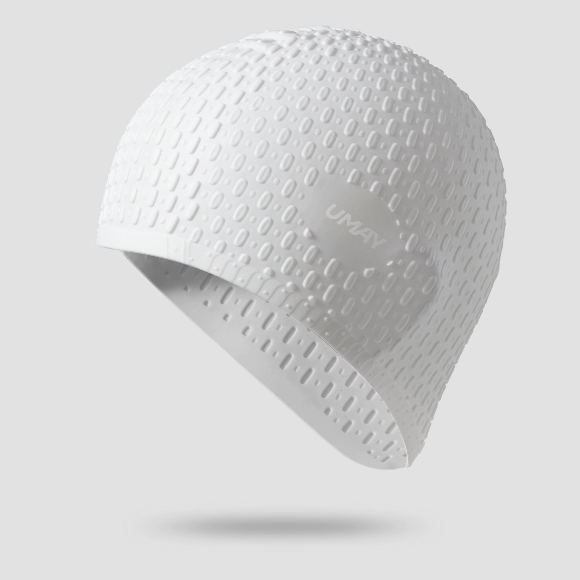 Дали морской туман белый водяной капли большого размера шапочка для длинных волос, силиконовая