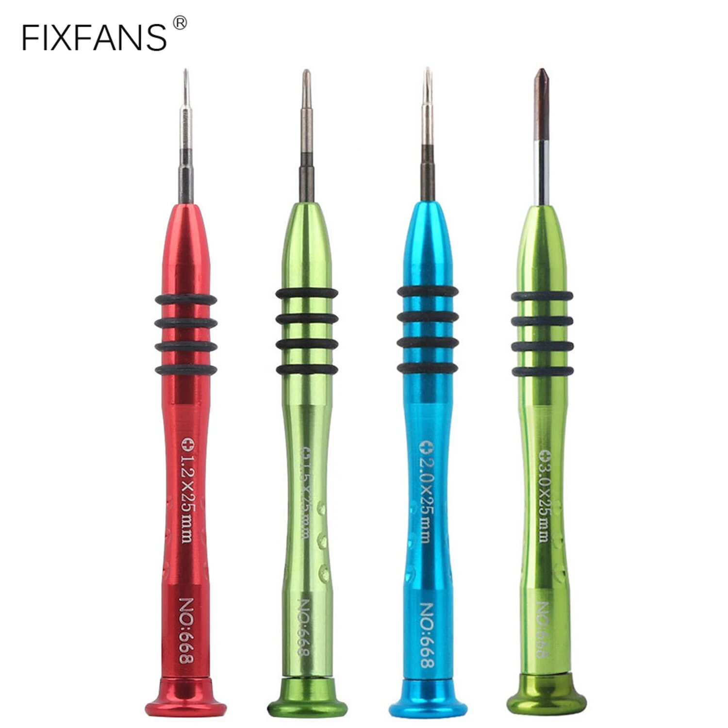 Набор отверток FIXFANS Phillips, 4in1, цветной