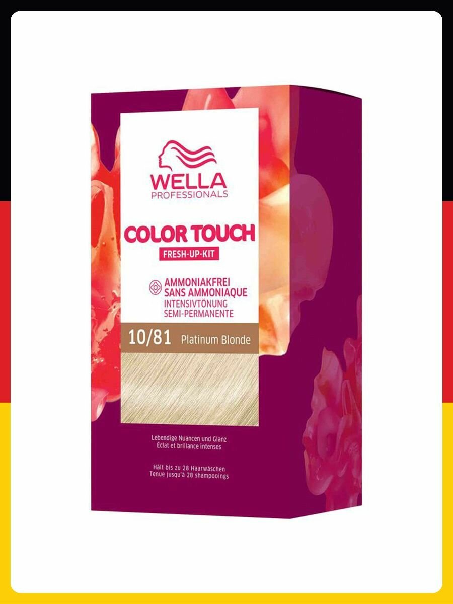 Краска для волос Color Touch Fresh-Up Kit 10/81, светло-русый, перламутровый пепельный