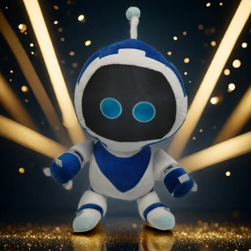 Плюшевая игрушка Astro Bot, 30 см, полипропиленовый хлопок, белый