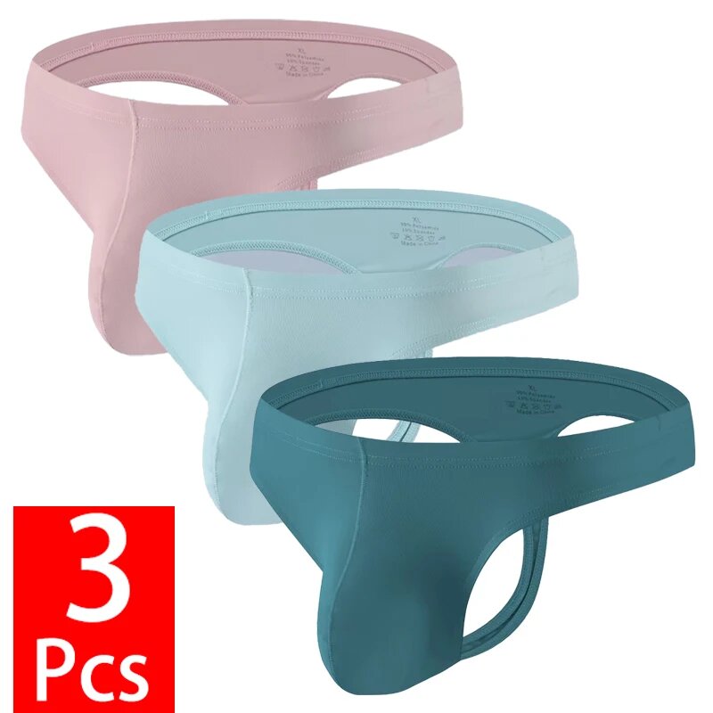 Мужские трусы NURRASA 3 шт, XL, Цвет: L
