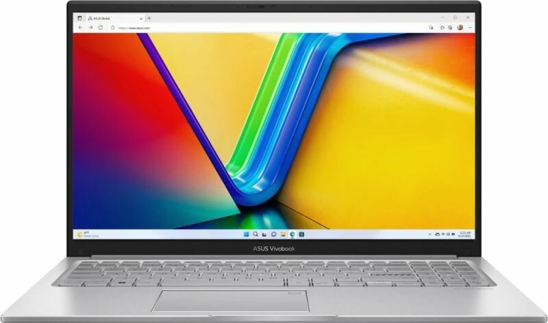 Ноутбук ASUS Vivobook 15 F1504VA-BQ3662 15.6" IPS, Core i3-1315U, 8GB, 512GB, Intel UHD, DOS, silver (90NB10J2-M04200)