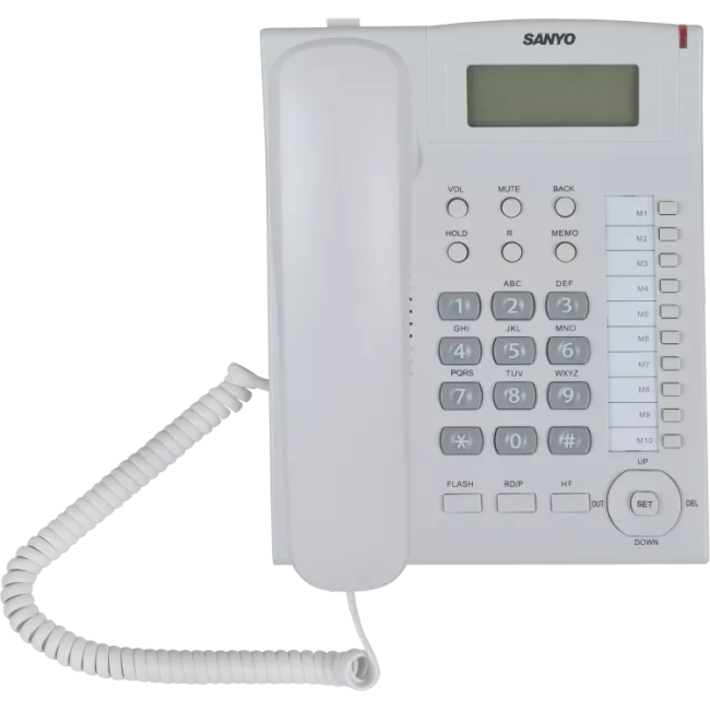 Телефон проводной Sanyo RA-S517W белый