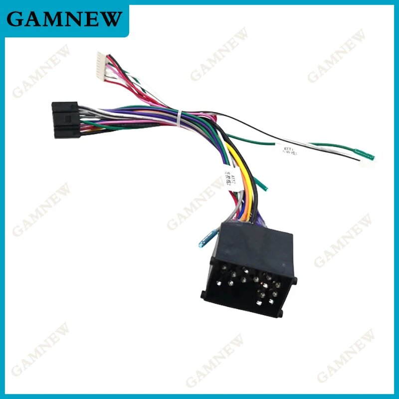 Автомобильный 16-контактный адаптер жгута проводов питания с Canbus для BMW E46/E39 (1995-2000)/E53 (99) установка послепродажного Android стерео