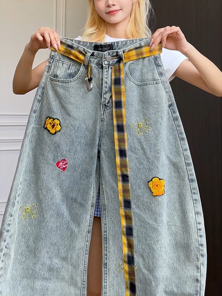 Тренд RONG CH Мужские Джинсы Хип-Хоп Разорванные Весна Слим Вайб Стрейт Деним, Размер_XXXL