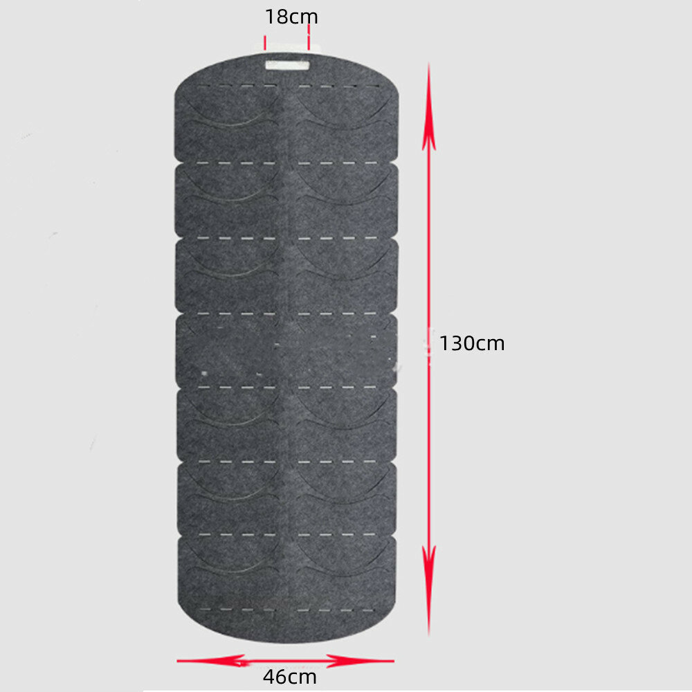 Настенная вешалка для бейсболок из фетра, органайзер для хранения головных уборов, подвесная сумка для хранения за