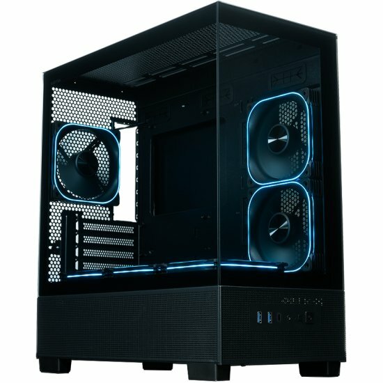 Корпус Xastra Q500M 6ARGB-FG-C10-UC, черный