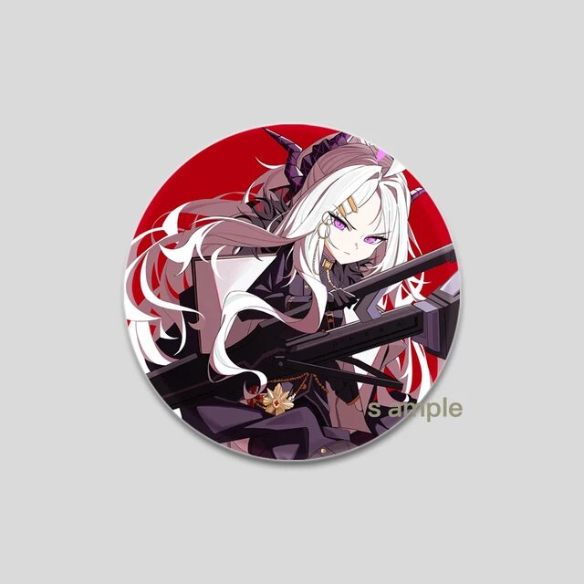 58/44/32 мм аниме коготь Лейн булавки брошь жесть, значок фигуры, Броши ручной работы для украшения рюкзака одежды