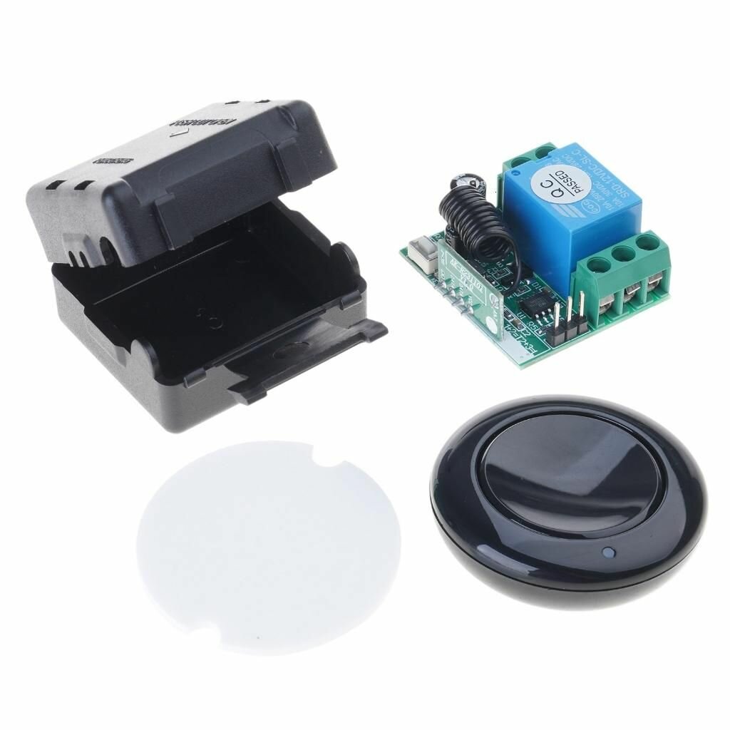 Реле 10А 1CH RF Пульт и Приемник, Зеленый