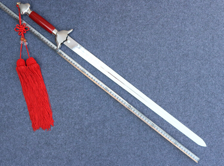 Меч для тайчи, меч для боевых искусств, мягкий меч, звуковой меч, меч для утренней зарядки, детский меч, не заточенный, из пружинной стали