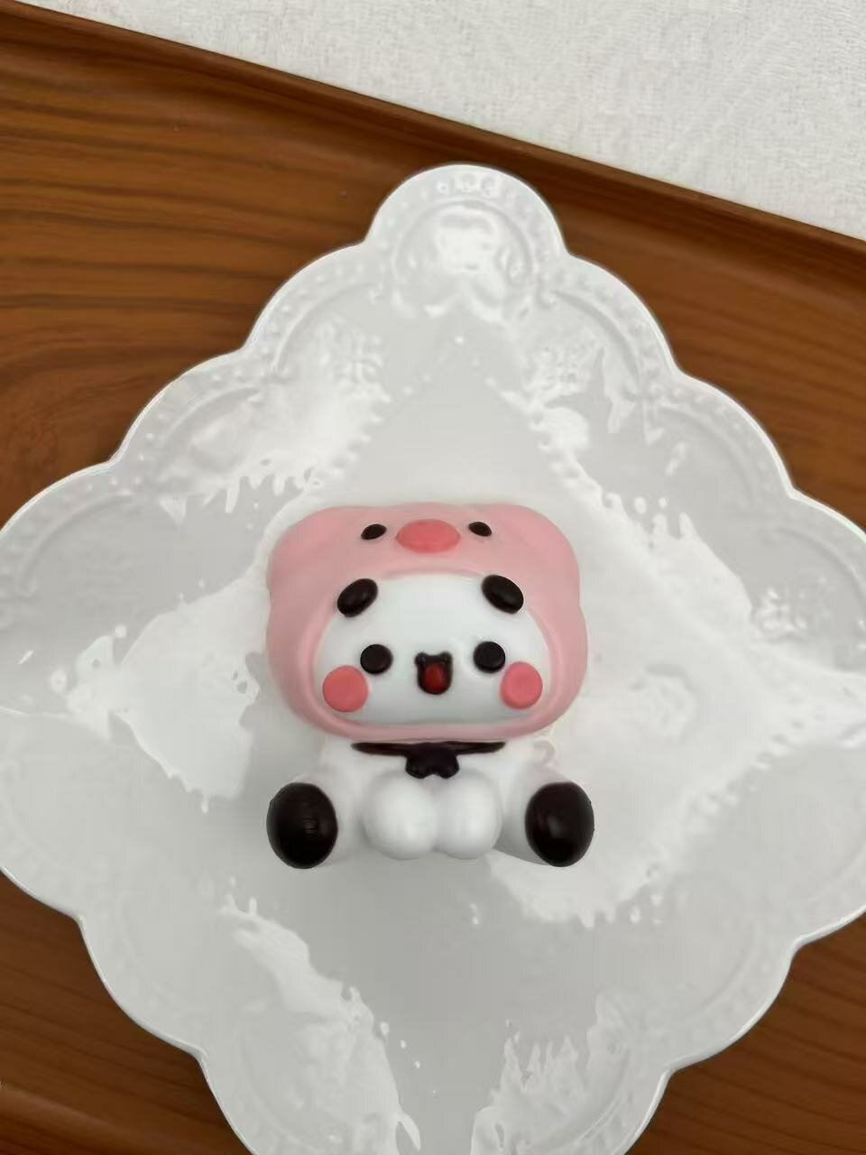 Пищевой силиконовый DIY креативные игрушки ручной распаковки Повязка на голову «Свинка» — один или два кусочка ткани