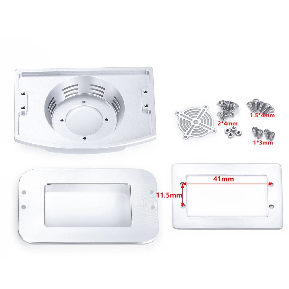 TRINOOD Металлическая имитация крыши кондиционера для 1/14 Tamiya Белый, Style B