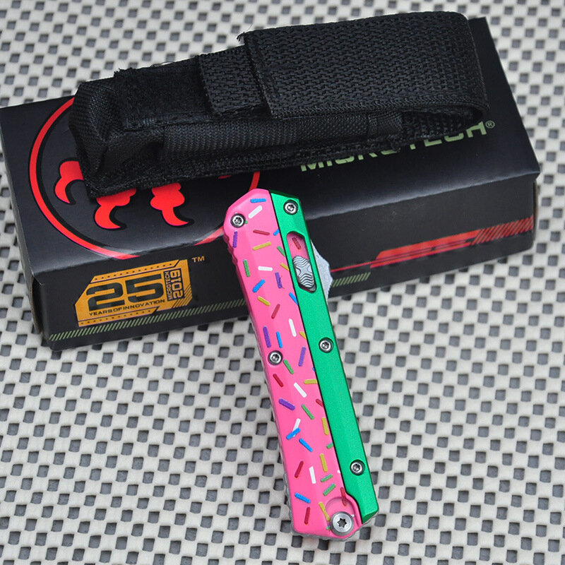 Кросс-бордерный хит продаж MINI Snake God, микро-технология, серия Donut GK, аксессуары для ручек из цинкового сплава, производитель ножей в наличии