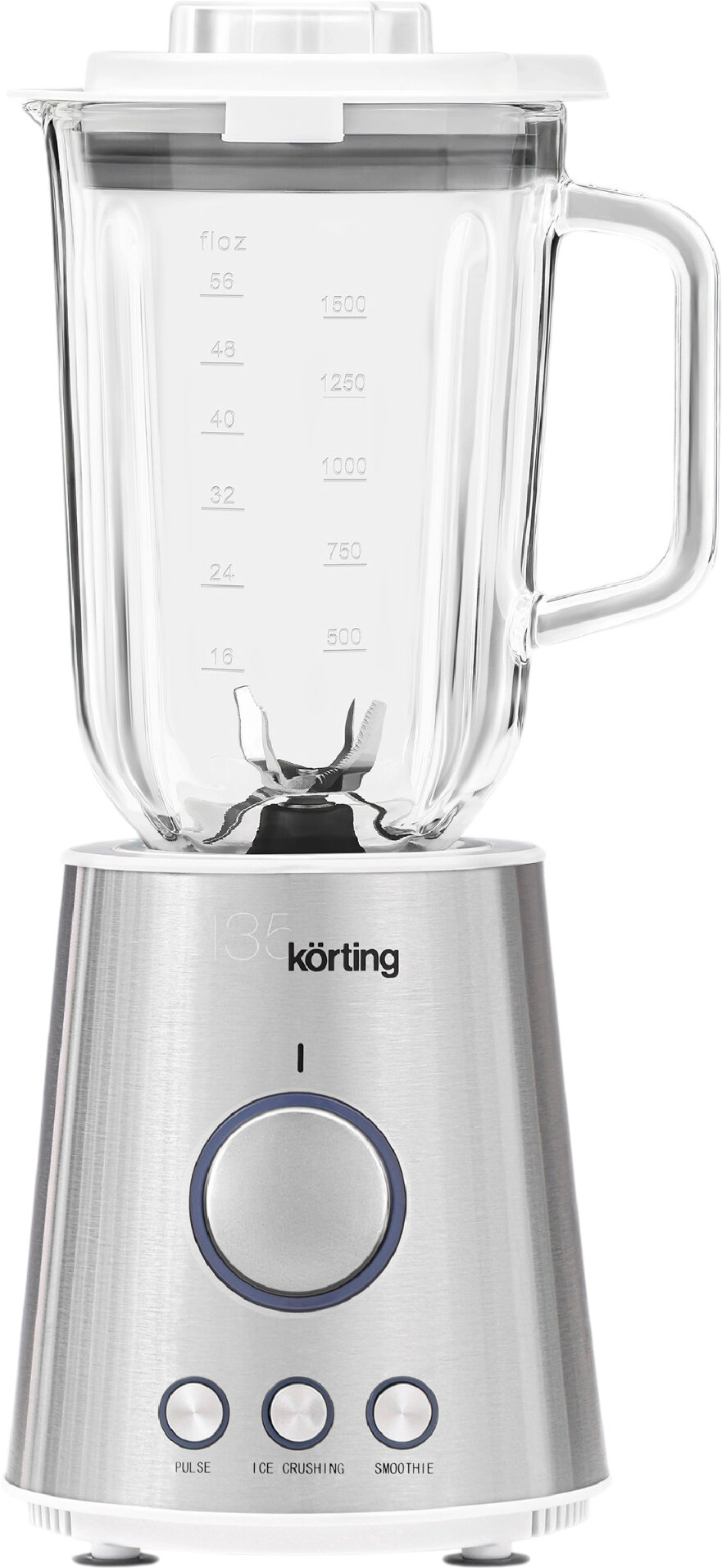 Блендер Korting KTB 0702 W135, 1500Вт, 25скоростей, LEDиндикатор работы, серый