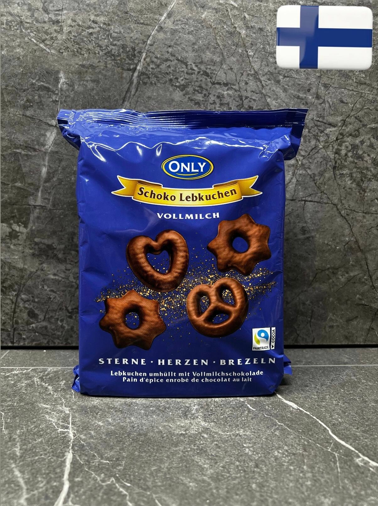 Пряники Only Имбирные в молочном шоколаде 400 гр.