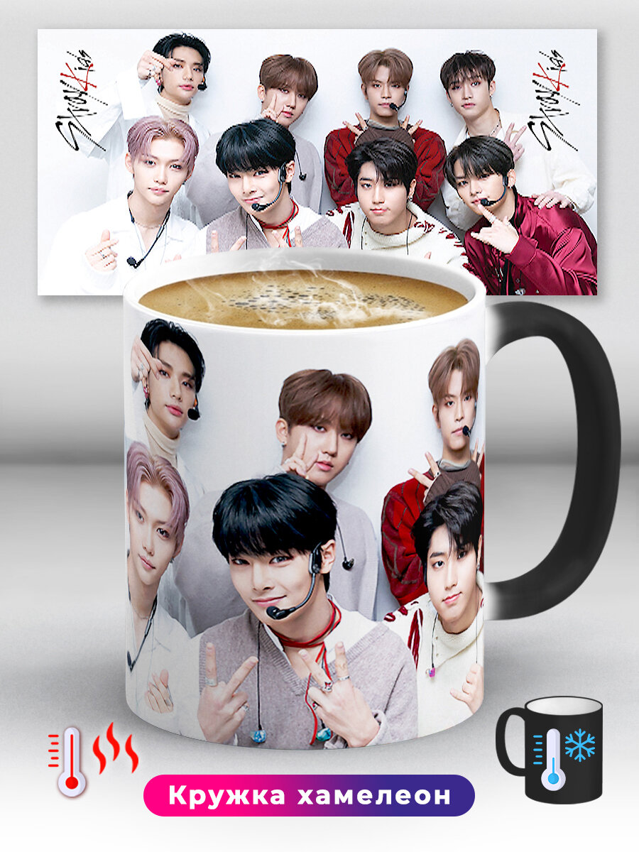 Кружка хамелеон Stray Kids K-POP