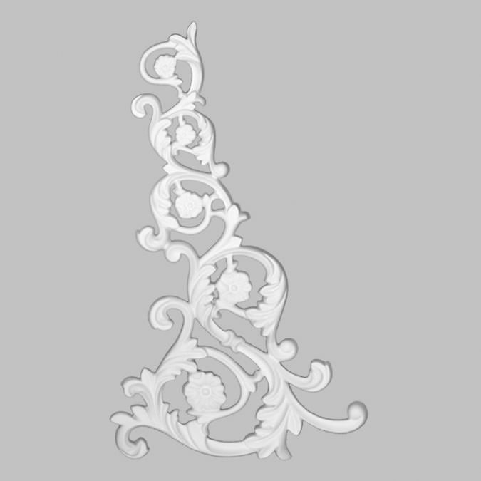 Декоративный элемент Decomaster 66183R В485хШ280хД16 мм / Декомастер.