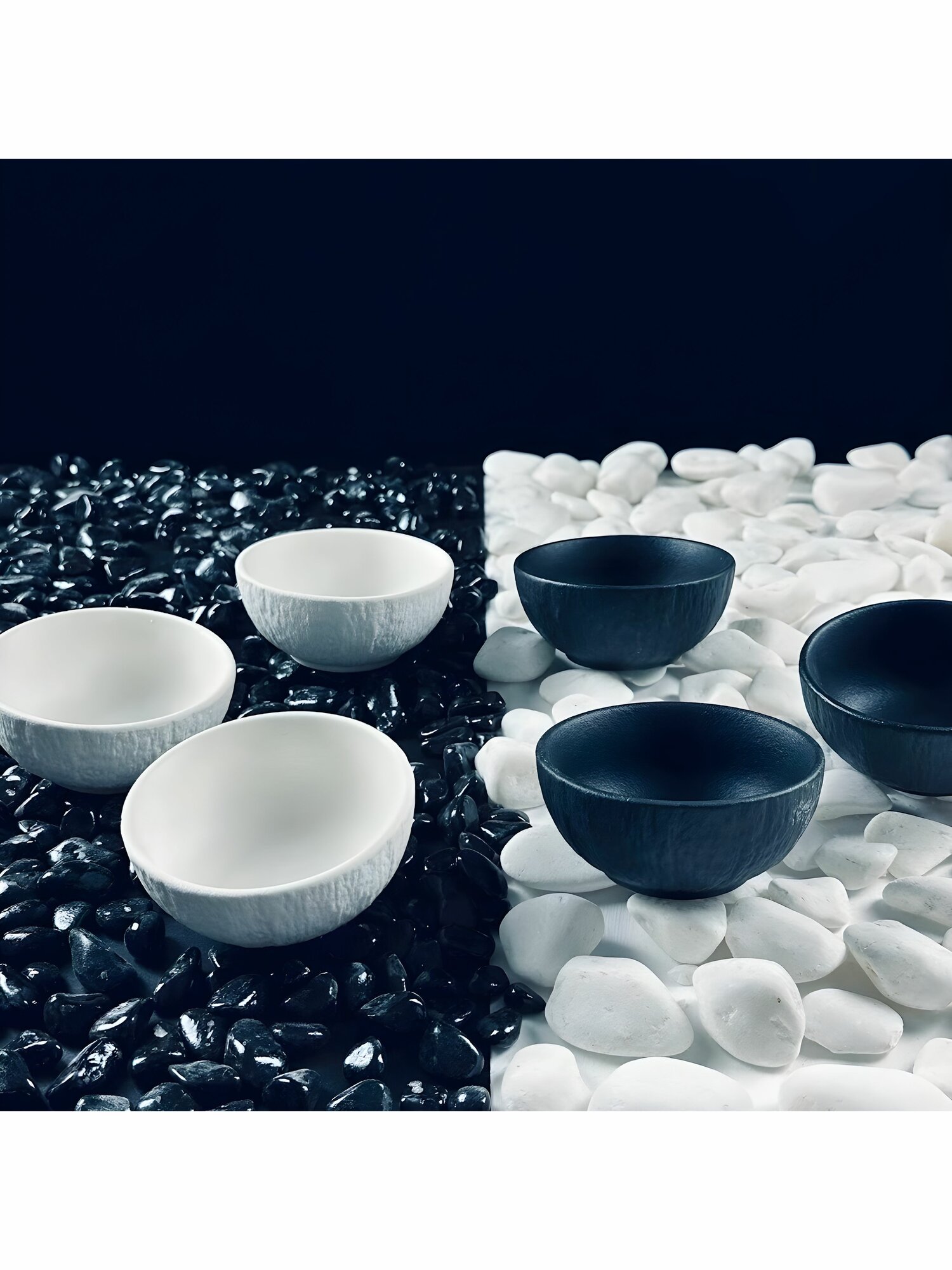 Набор из 6 розеток 9,2х4 см эфиопия Фарфор, посуда для сервировки стола