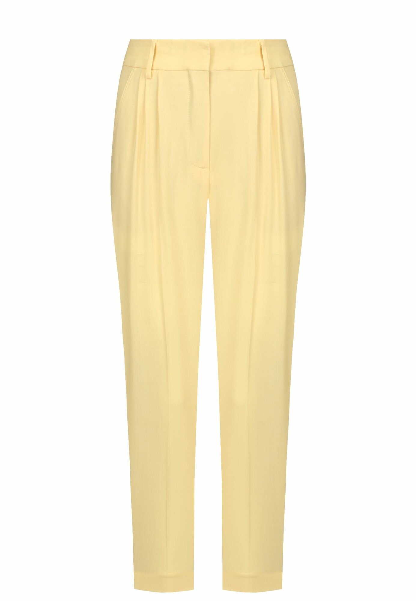 Зауженные брюки (желтый / 44)