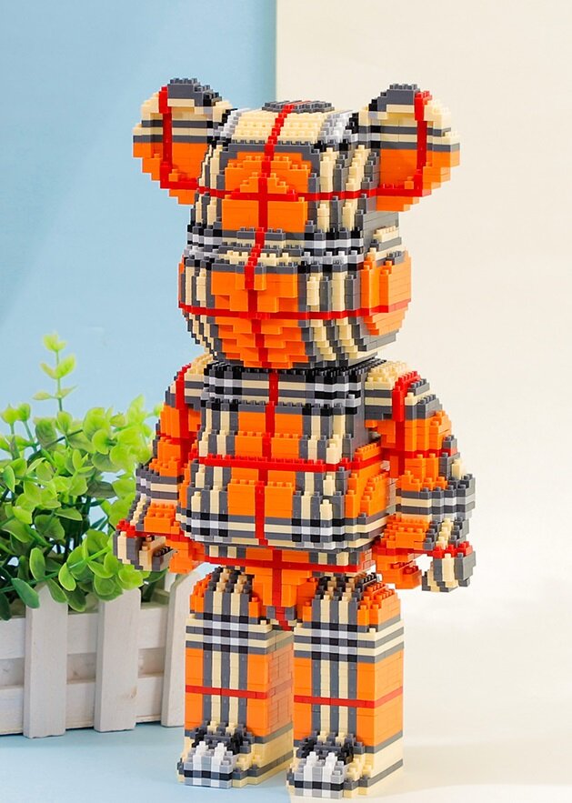 Конструктор 3D из миниблоков Balody LP BearBrick Fashion Мишка 3349 элементов - BA200585