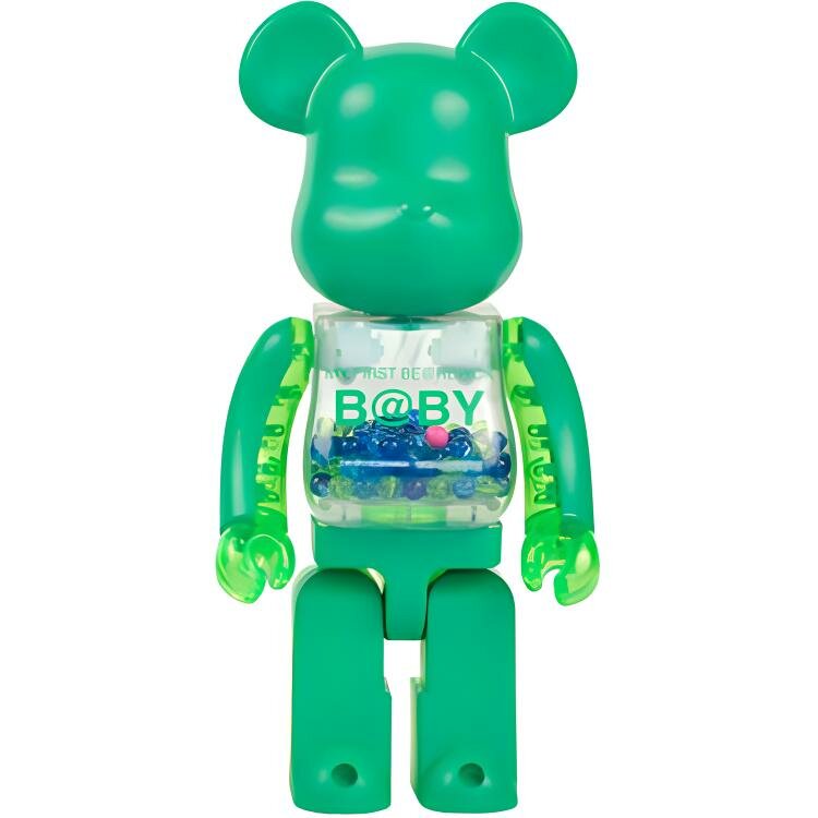 Фигурка унисекс BE@RBRICK My First Baby Forest Green, зеленый, 100%+400%