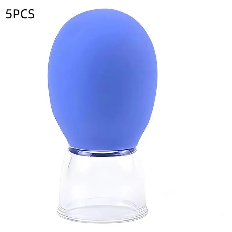 Силиконовые банки для лица и тела Blue