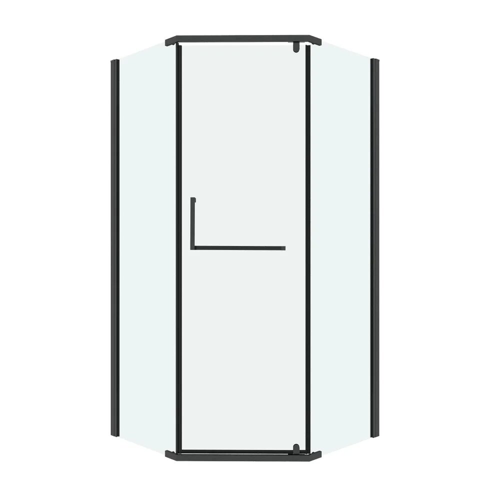 Душевой уголок Grossman Pragma 302. K33.03.9090.42.00 90х90 см, профиль графит сатин, стекло прозрачное